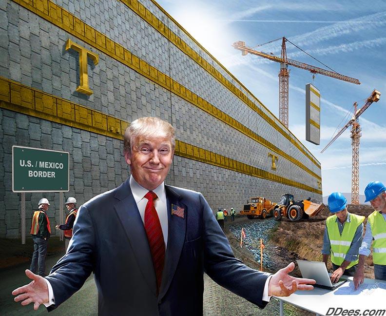 Danish Blockchain Company Offers to Help Build Trump's Wall
