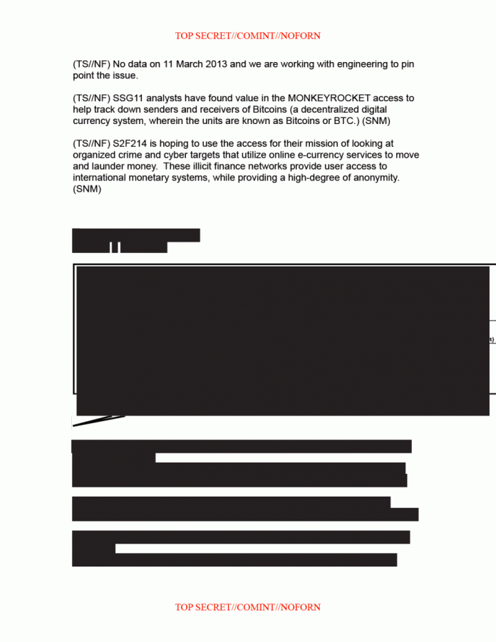 Snowden Releases NSA Documents Showing Bitcoin Was "#1 Priority ...