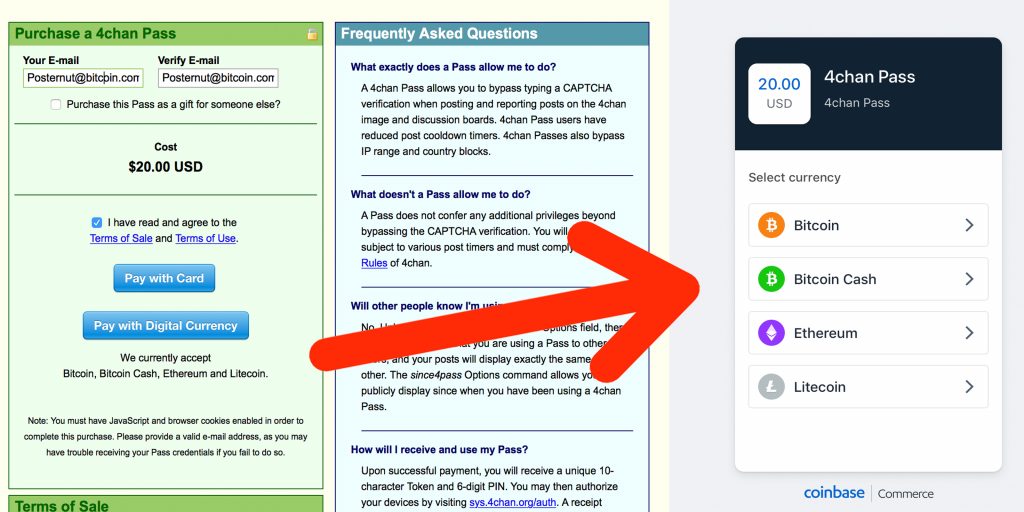 Popular Discussion Board 4chan Now Accepts Cryptocurrencies for Passes ...