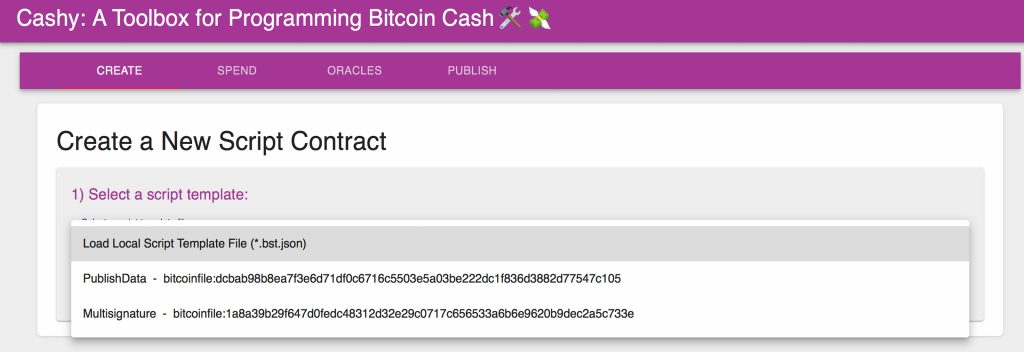 Cashy Web Application Boosts Script Contracts in Bitcoin Cash