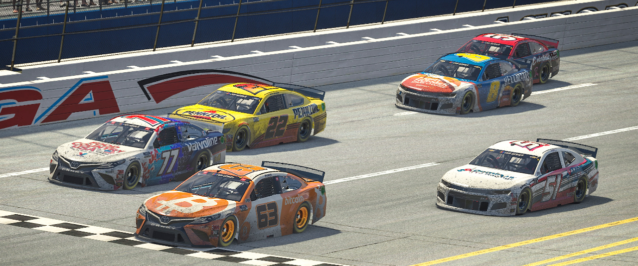 Bitcoin Car Finishes First in Virtual NASCAR Race Beating Champions ...