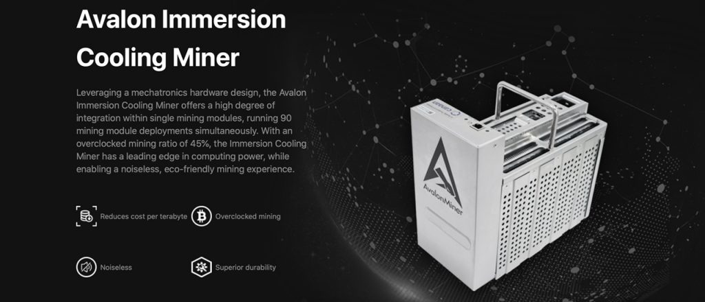 Canaan Launches Submerged Liquid-Cooled Bitcoin Miner, Noiseless Device ...