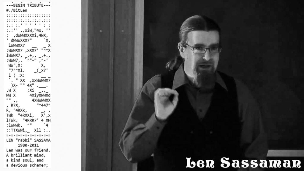 The Many Facts Pointing to Cypherpunk Len Sassaman Being Satoshi ...