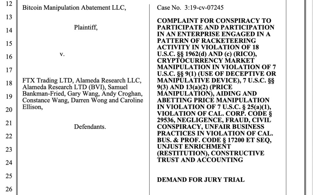 Sam Bankman-Fried, FTX, Alameda Were Accused of Conspiracy ...