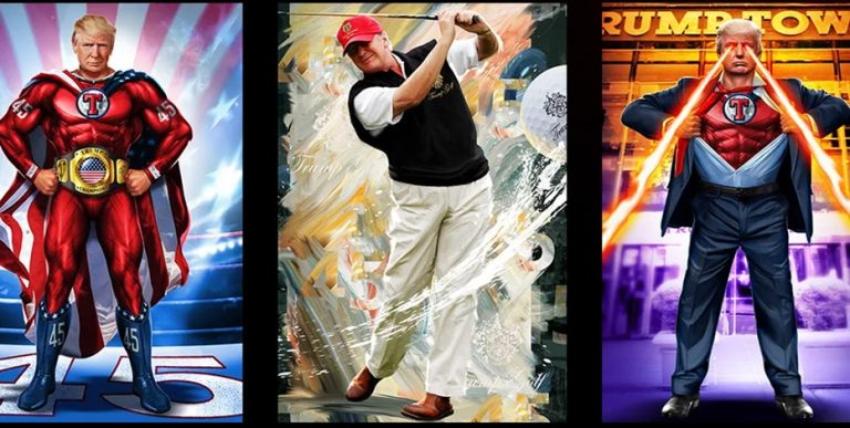 While His Digital Trading Cards Tumble In Value Trump Says His Cute