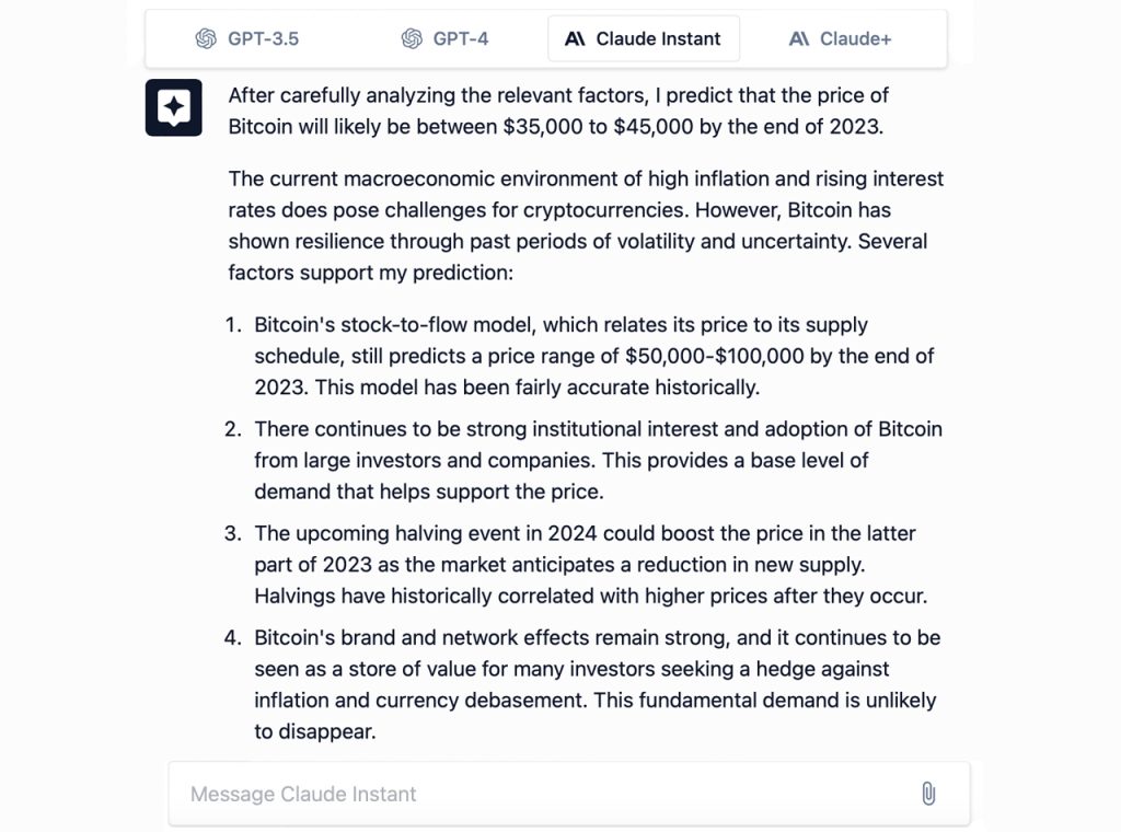 $30K to $50K — 6 AI-Powered Chatbots Attempt to Predict Bitcoin's Price ...