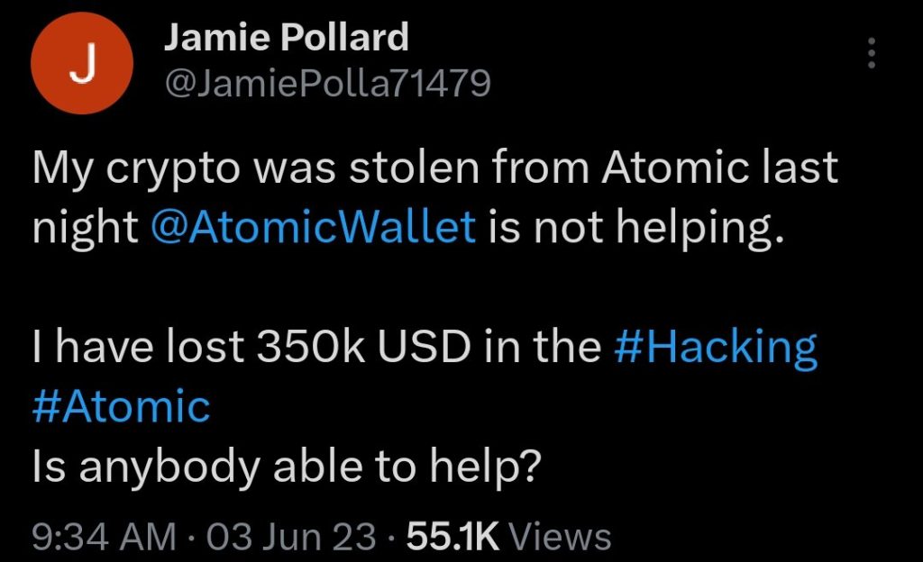 Atomic Wallet Hack: Decentralized Finance Wallet Breached, Millions ...