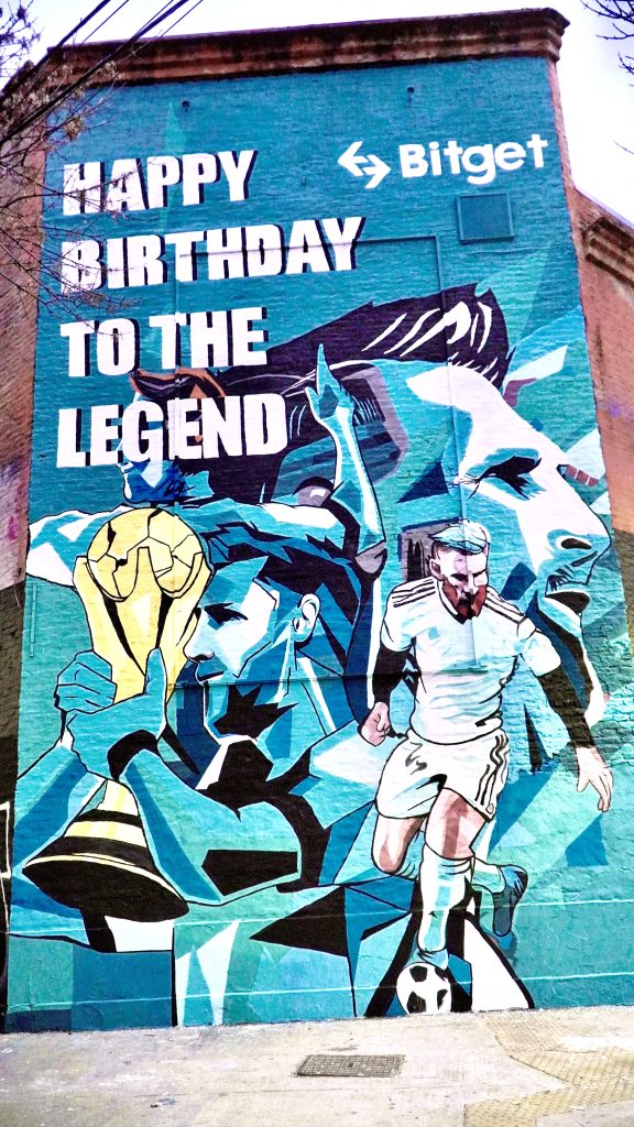 Bitget Celebrates Messi’s Birthday with Graffiti Wall in His Hometown ... Bitget Celebrates Messi’s Birthday with Graffiti Wall in His Hometown ...