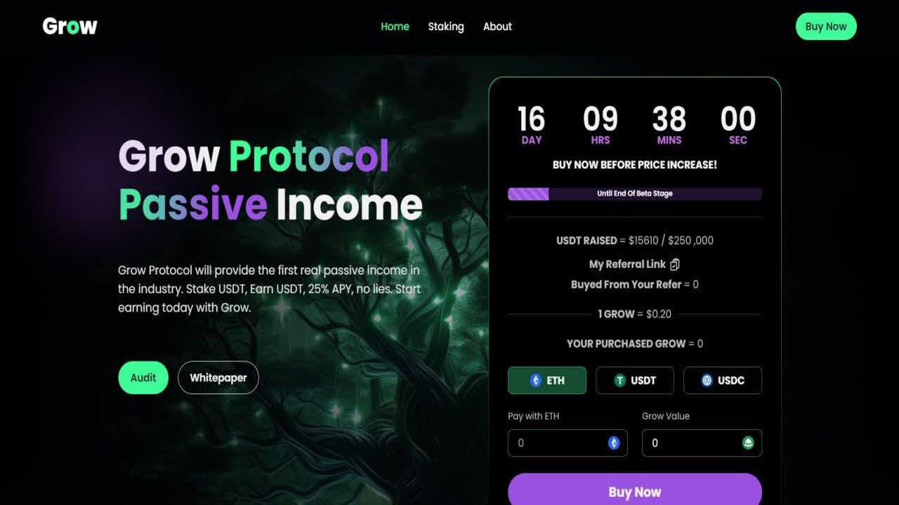 Grow Protocol Raises Over $15k In First Hours Of ICO Start – Press ...