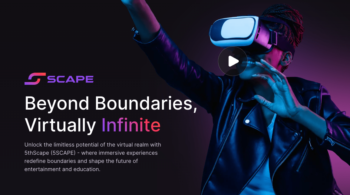 New Crypto to Watch: VR Project 5thScape Raises Over $1.5M – Sponsored Bitcoin News