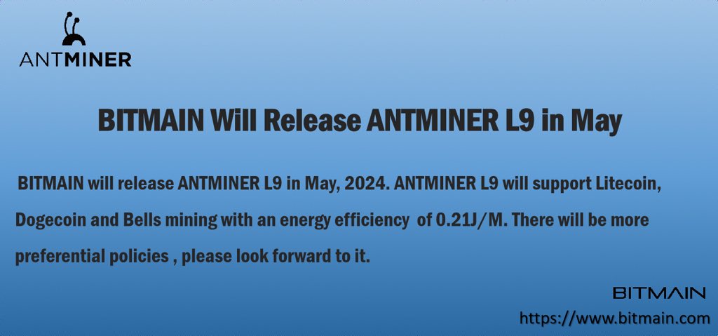 Bitmain Sets Release for L9 Miner, Promising 'Unchallenged' Efficiency ...