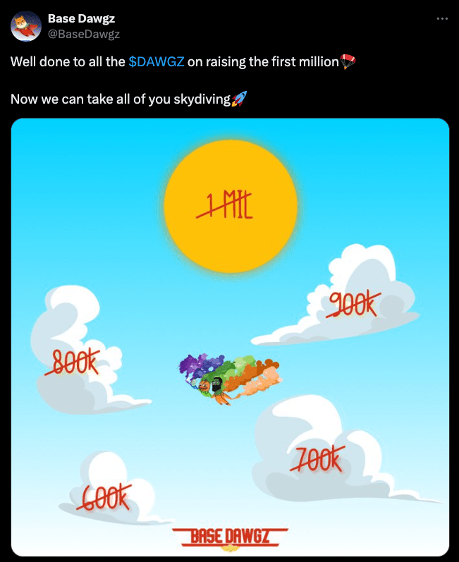 New Viral Meme Coin Base Dawgz Raises $1M as Crypto Expert Forecasts ...