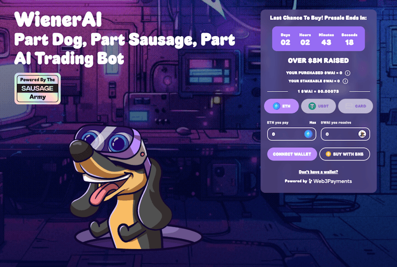 AI-Powered Meme Coin WienerAI Prepares for DEX Listings With 48 Hours Left in Presale – Branded ...