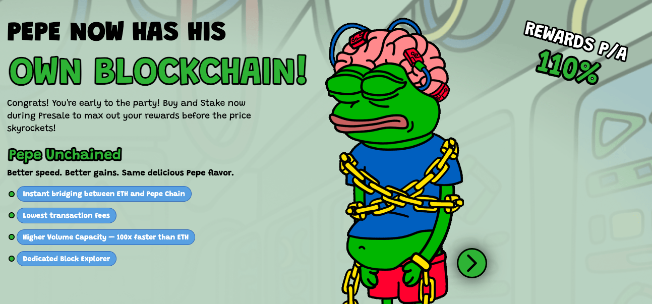 Pepe Unchained ICO Secures $20M for New Meme Coin Layer-2 Network ...