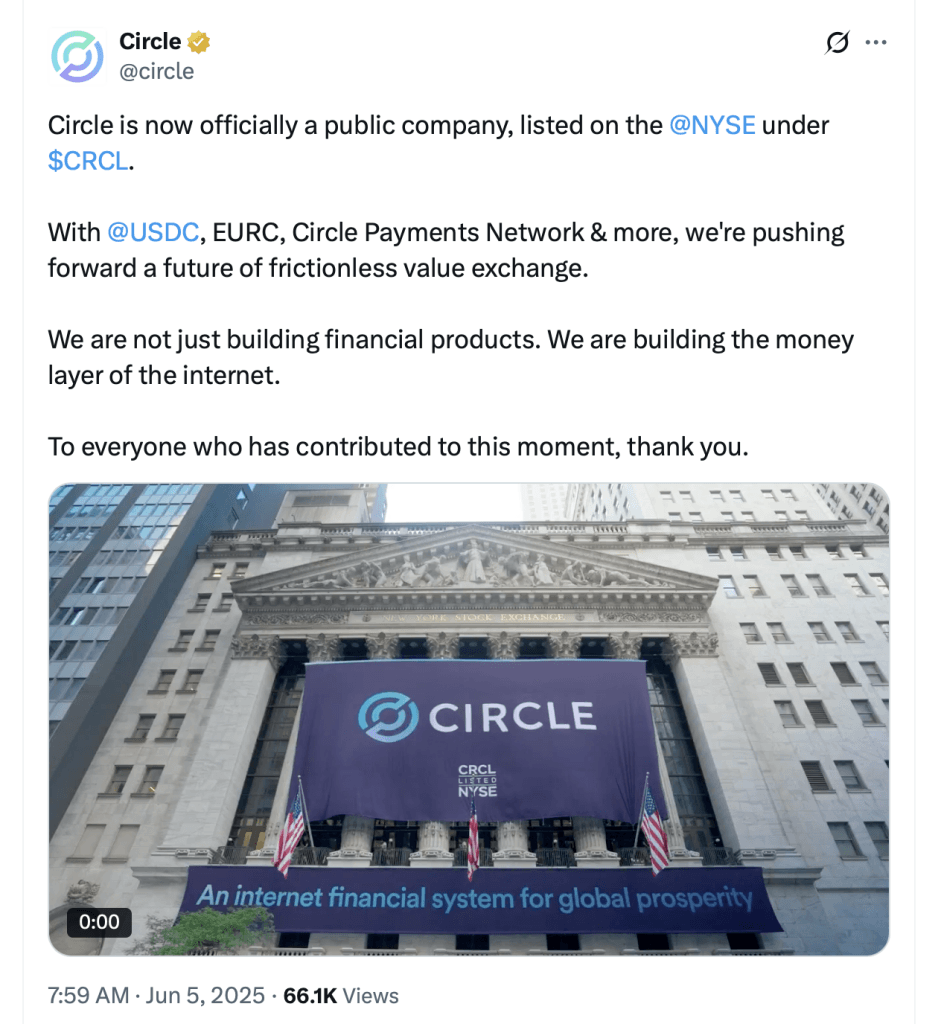 NYSE Welcomes Circle in Major Crypto Public Listing – Crypto News ...