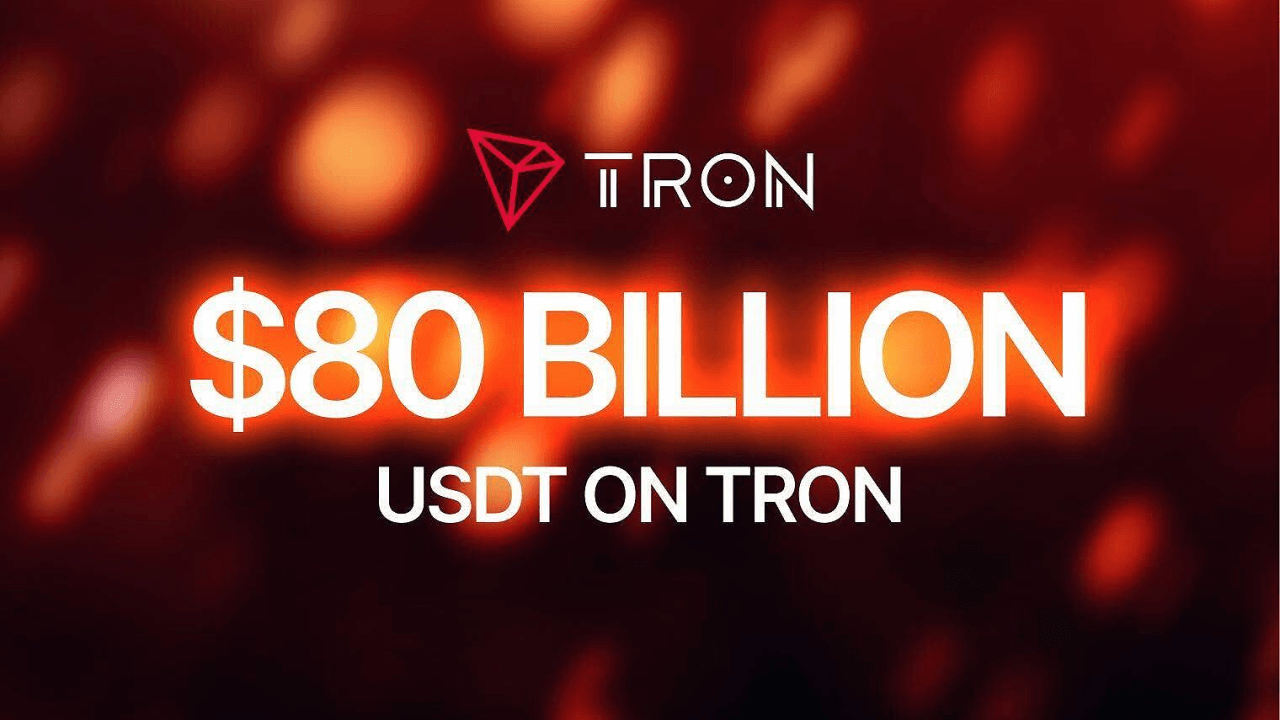 USDT on TRON Surpasses $80 Billion, Strengthening TRON’s Position as the Leading Stablecoin ...