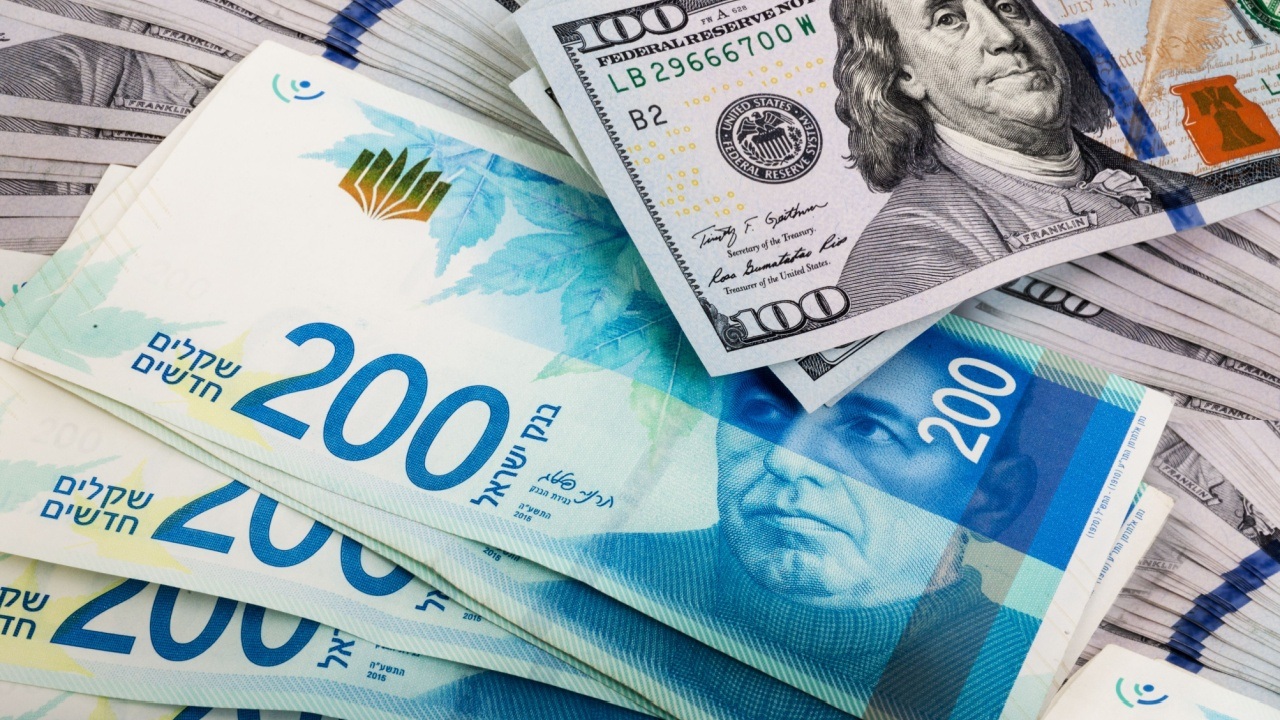 Shekel Mencapai Tertinggi 30 Bulan Terhadap Dolar Di Tengah