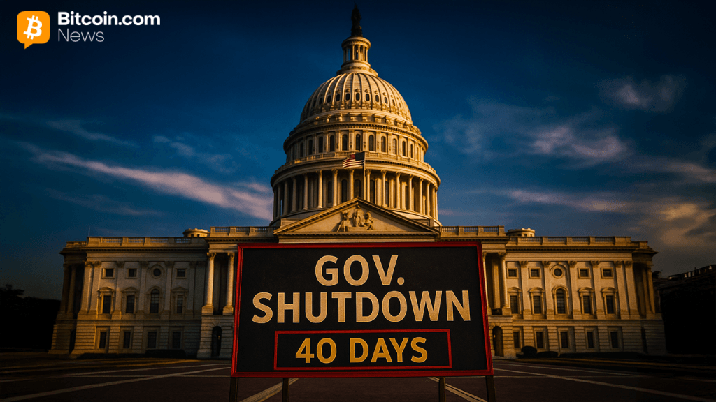 US Government Shutdown Hits Day 40 as Polymarket Traders Bet 60% on Mid ...