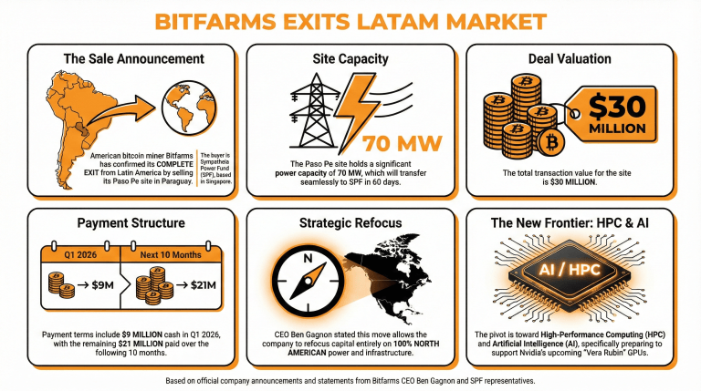Bitfarms Keluar dari Latam Setelah Penjualan Situs Paraguay - Bitcoin News