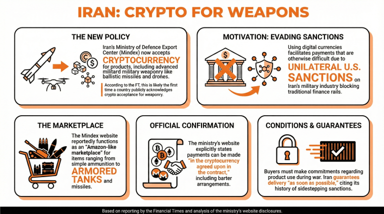 Laporan: Iran Kini Menerima Kripto untuk Perlengkapan Militer Canggih ...