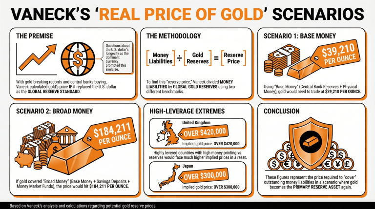 Vaneck: Zlato by dosáhlo 184 000 $, pokud bude přijato jako široké ...