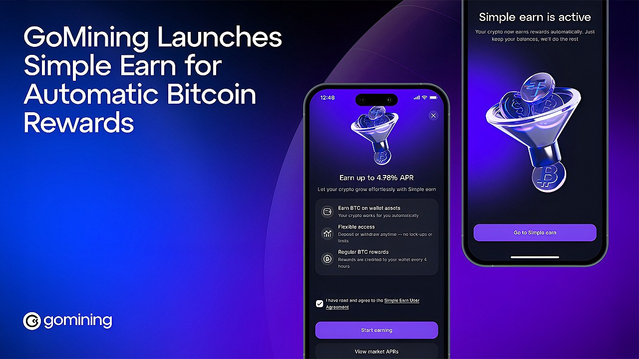 GoMining Simple Earn Enables Autonomous Bitcoin Yield Accrual via ...